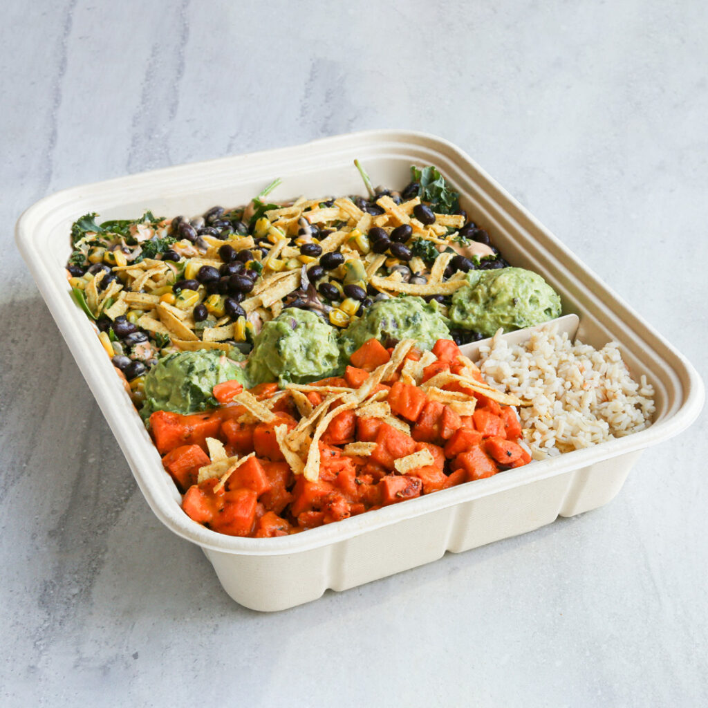The Flaming Batata Tray | Mad Radish Healthy Restaurants & Catering